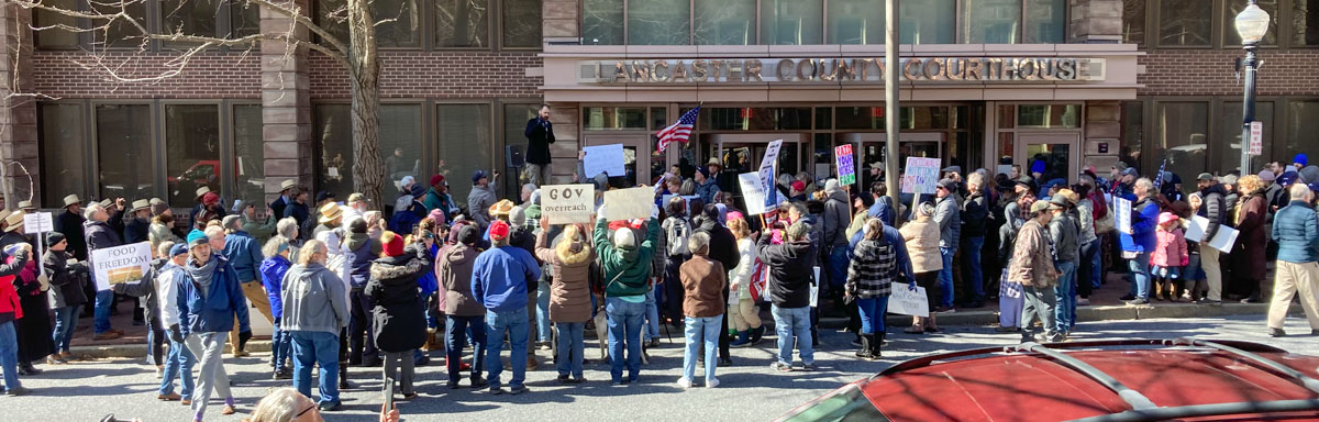 Lancaster County Courthouse Flooded with Supporters of Farmer Amos ...