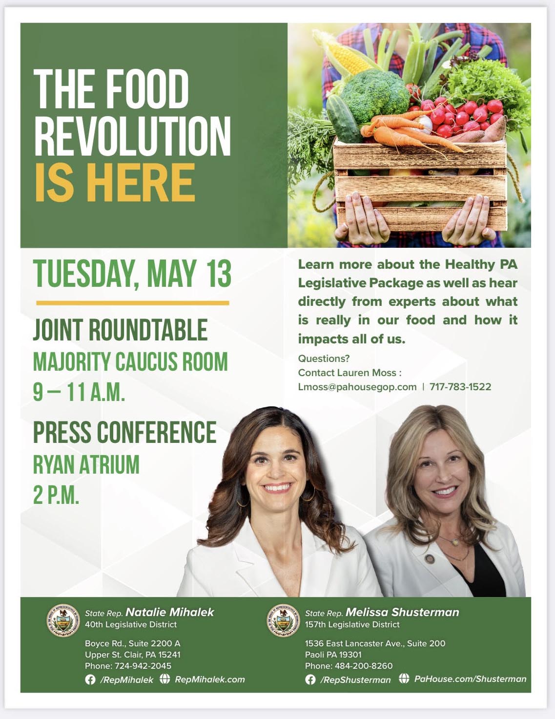 The Food Revolution is Hear! Roundtable Discussion - Children's Health ...